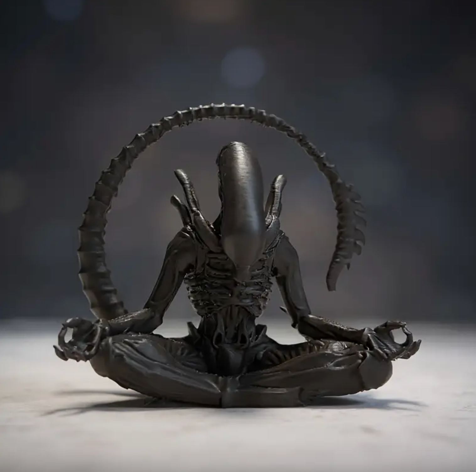 Chillomorph™ - Meditating Xenomorph Figurine | Lily & Eden