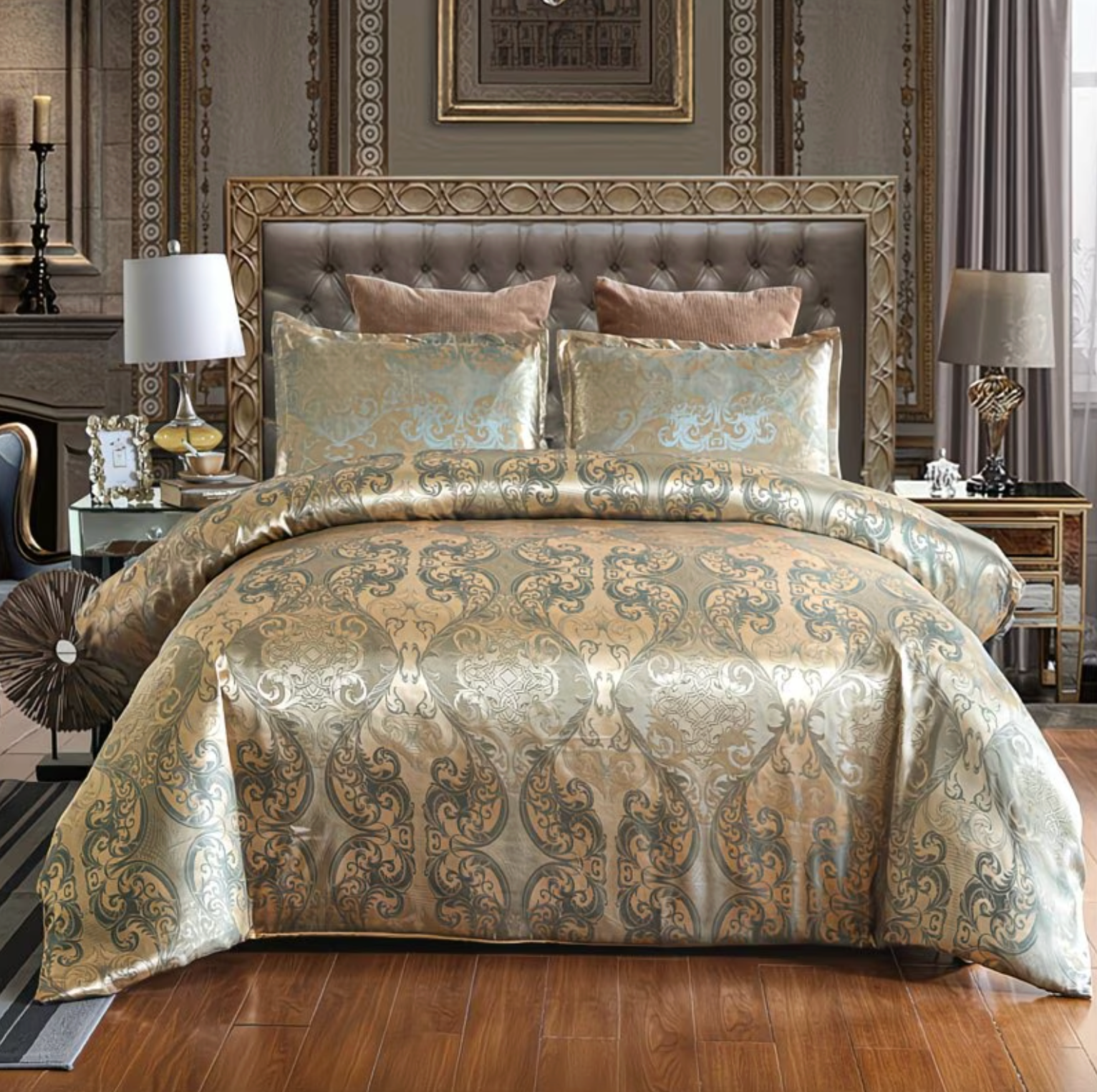 Versailles™ Vintage Royal Jacquard Bedding Set | Lily & Eden