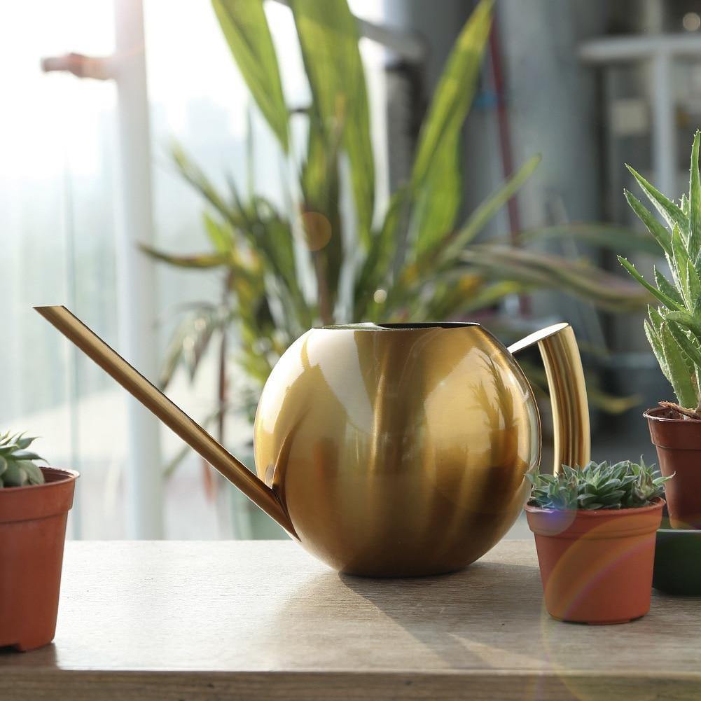 Round Flexible Stainless Steel Watering Can – Lily & Eden